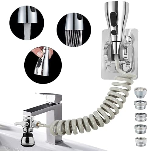 Kitchen Faucet Sink Sprayer Attachment Set,3 Modes Sink Sprayer ...