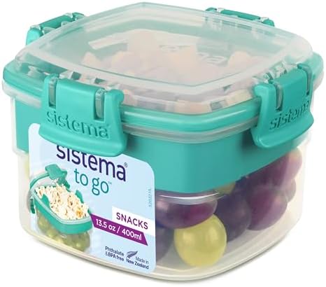 Sistema Snacks TO GO Food Storage Container, 400 ml, Small Snack Pot ...