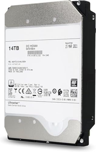 Amazon.com: MDD - WD DC HC520 WUH721414ALE604 14TB 7200RPM 256MB Cache ...