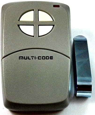 MULTI-CODE 4140 Garage Door Opener Four Button Remote Control 300MHz ...