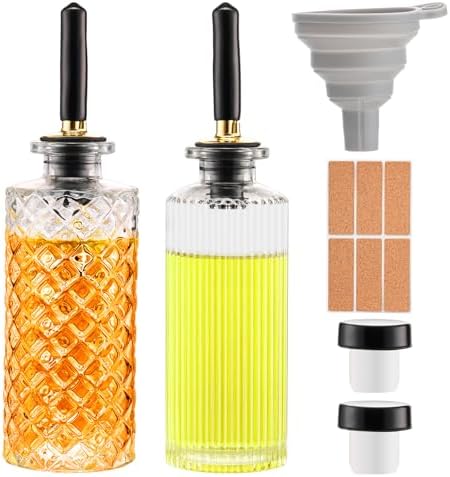 Amazon.com: Shining Craft Syrup Dispenser Bottles Set, 4 Pack 7 OZ ...