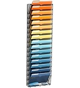 Amazon.com : SUPEASY 10-Tier Hanging Wall File Holder Organizer for ...