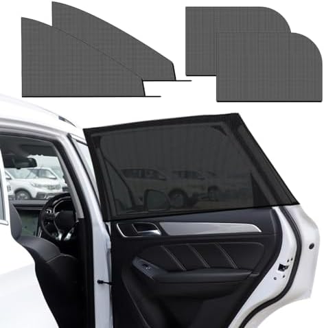 Amazon.com: Sylvil 4 PCS Car Window Shades, Auto Front Rear Side Window ...
