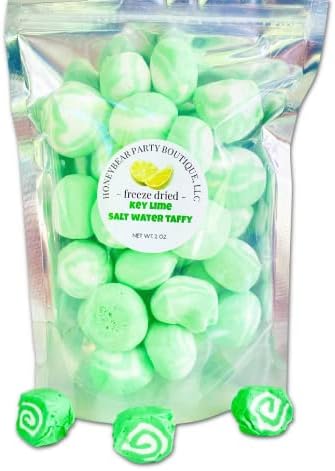 Amazon.com : Freeze Dried Candy - Lime Taffy - Key Lime Salt Water ...