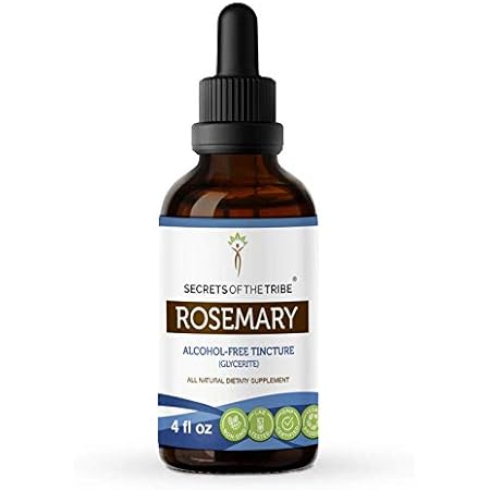 Amazon.com: Rosemary Alcohol-Free Liquid Extract, Rosemary (Rosmarinus ...