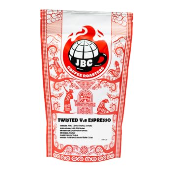 Amazon.com : JBC Coffee Roasters "Twisted V.8 Espresso Blend" Medium ...