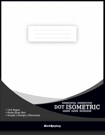 Dot Isometric Horizontal Perspective Graph Paper Notebook (Feint Gray ...