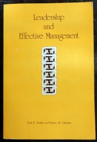 Leadership and Effective Management (Management applications series) by ...