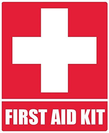 Amazon.com: GHaynes Distributing First AID KIT Sticker Decal (Business ...
