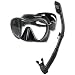 Amazon.com : Phantom Aquatics Scuba Snorkeling Freediving Mask Snorkel ...