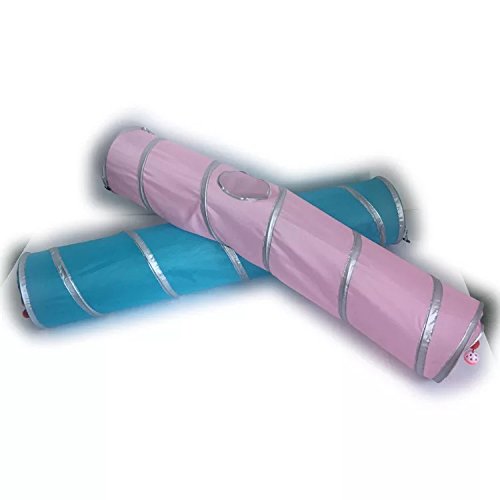 Amazon.com: 2 Way Cat Tunnel Pet Play Tube - Collapsible Tunnel for ...