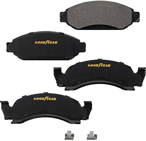 Amazon.com: Goodyear Brakes GYD52 | Carbon-Ceramic Front Brake Pads fit ...