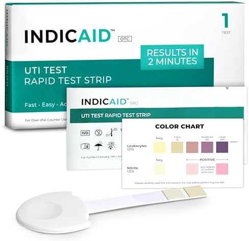 Amazon.com: INDICAID UTI Test Strips - Monitor Urinary Tract Infections ...