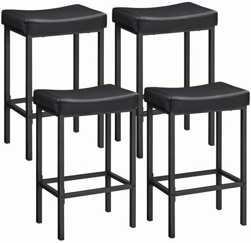 Amazon.com: HOOBRO Bar Stools,Set of 4 Bar Chairs, Counter Height ...