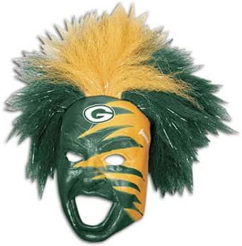 Amazon.com: Packers Franklin Fan Face & Wig : Sports & Outdoors