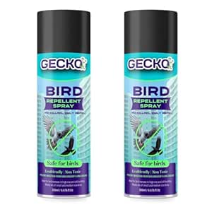 Gecko Bird Repellent Spray For Home And Office | Pigeon Repellent Spray ...