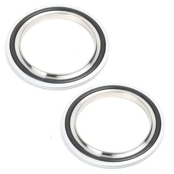 Qminox ISO63 Stainless Steel 304 Centering Ring with FKM/Viton O-Ring ...