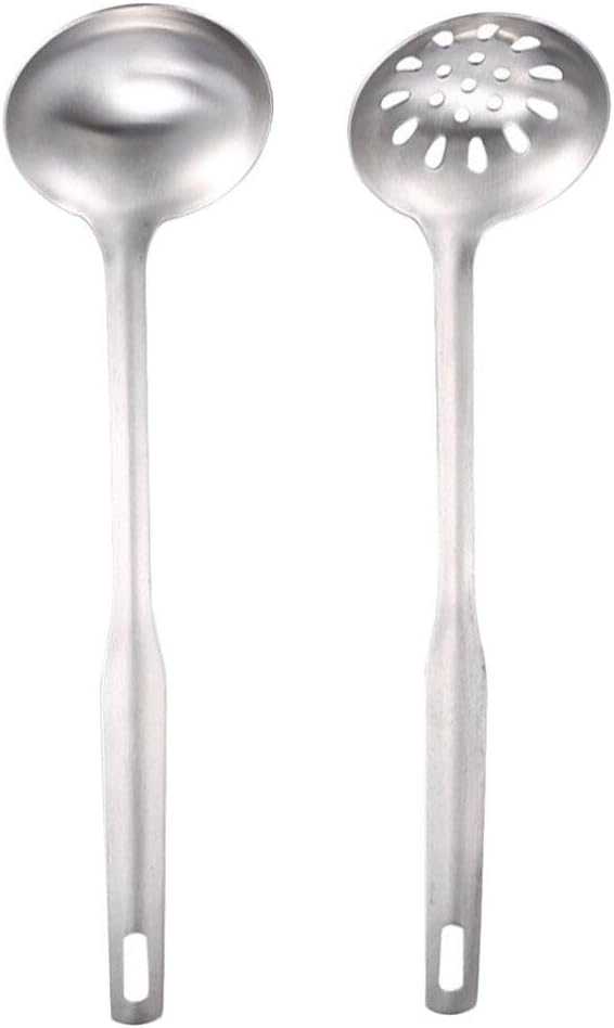 Amazon.com: Cabilock 1set Stainless Steel Hot Pot Spoon Strainer Handle ...