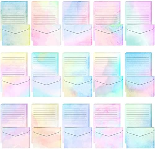 Amazon.com : 60 Sheets Stationary Papers 12 Watercolor Styles Writing ...