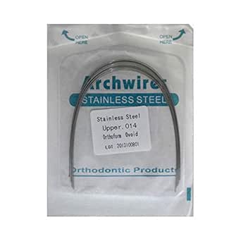 SS Archwire (Preformed) - Set of 10 (Upper .014) : Amazon.in: Home ...