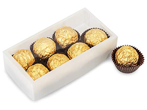 Amazon.com : Double Truffle Folding Boxes - White Double Truffle Boxes ...