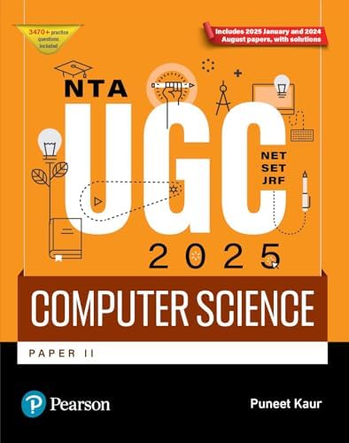 Pearson NTA UGC NET, SET, JRF Paper 2 Computer Science (edition – 2025) | Includes January 2025 ...