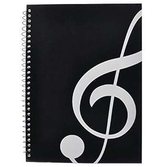 Stave Notebook,Musical Notation Staff Notebook,Music Manuscript Paper ...