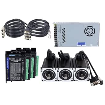 Amazon.com: TS Series 3 Axis 3.0Nm(424.83oz.in) Nema 24 Closed Loop Stepper Kit w/Power Supply ...