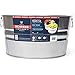 Behrens 1GS, 41 Liter (11 Gallon) Galvanized Steel Round Tub : Amazon ...