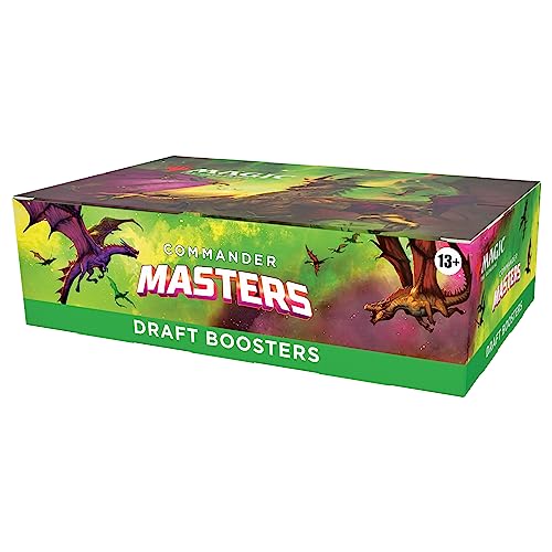 Magic: The Gathering Commander Masters Draft Booster Box - 24 Packs ...