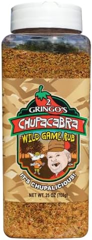 Amazon.com : 2 Gringos Chupacabra Wild Game Rub, 25 Ounce : Everything Else