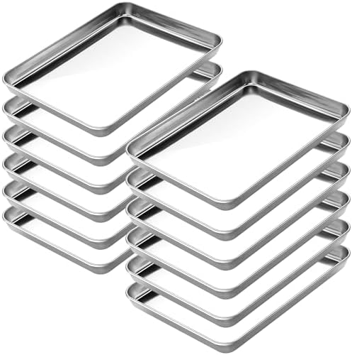 Amazon.com: CEKEE Baking Sheet Set of 12, Stainless Steel 16 Inche ...