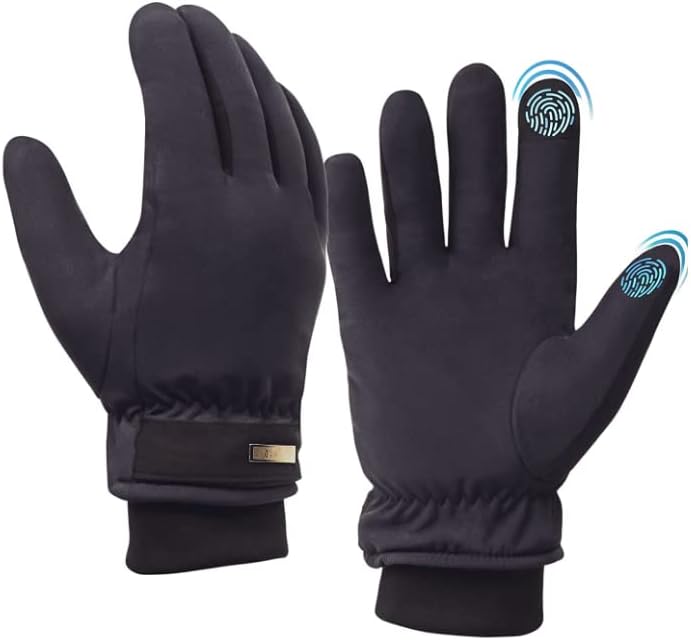 Waterproof Gloves with Touch Screen Winter Gloves Snow Gloves for Minus Degrees, Anti-Skit ...