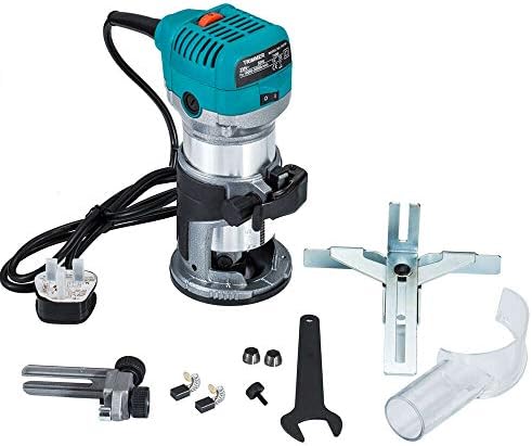 Anesty Palm Router Trimmer, Woodworking Hand Router with Trimmer Base ...