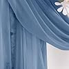 Amazon.com: DeZerlor Dusty Blue Wedding Arch Draping Fabric 29" x 20 FT ...