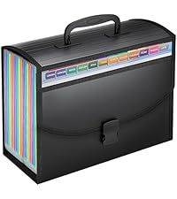 SNDIA 6 Pack Spring Files File A4 Size Paper Cobra File Document Holder ...