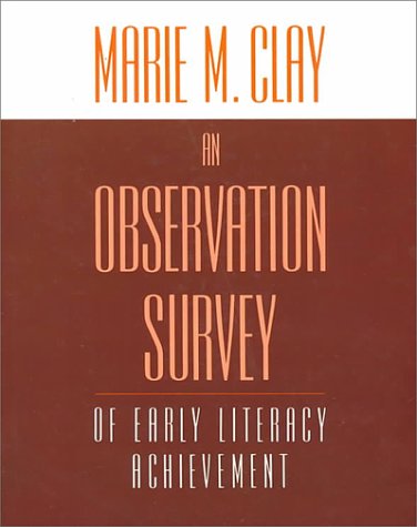 Amazon.com: An Observation Survey: of early literacy achievement ...