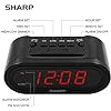 Amazon.com: Sharp Digital Alarm with AccuSet - Automatic Smart Clock ...