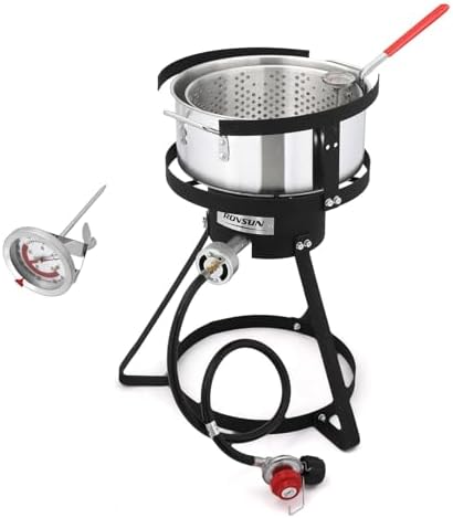 Amazon.com: Gas One Propane Deep Fryer with 10Qt Deep Fryer Pot – High ...