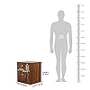 Wakefit Bedside Table| Engineered Wood Side Table with Storage with ...