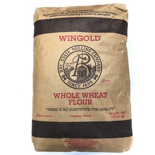 Amazon.com : Wingold Whole Wheat Flour 50#, Pack of 1 : Grocery ...