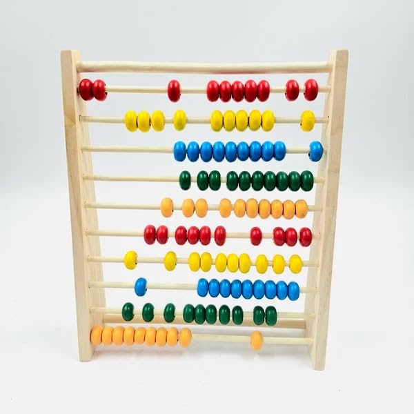 Buy Little Mind Wooden Bead Abacus Counting Frame Educational Maths Toy ...