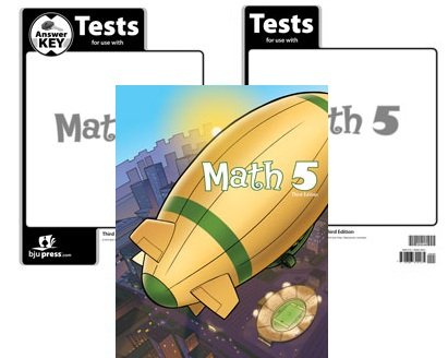 BJU Math 5 SET-Student Worktext, Test Packet and Test Answers: unknown ...