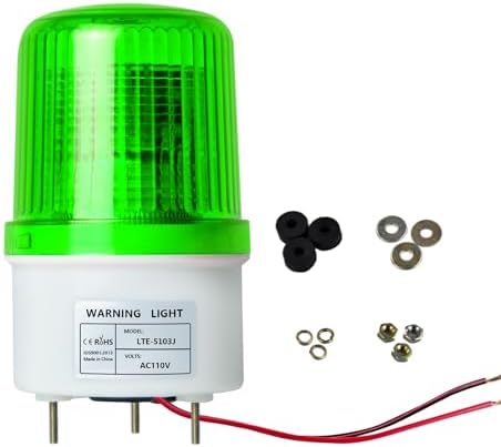 Amazon.com: Y DIANS S Green Strobe Lights AC110V-120V LED Emergency ...