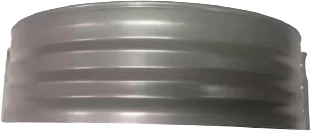Abbyisd 37x18 Inch Round Window Well, Galvanized Steel Window Well ...