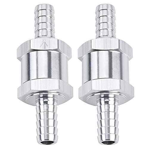 Snapklik.com : 2 Packs 3/8 10mm Aluminium Alloy Non Return One Way Fuel ...