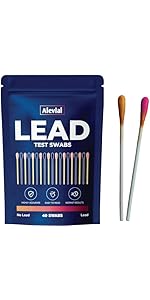 Alevial Lead Test Kit 10 Instant Testing Swabs for Home Dip Swab in ...