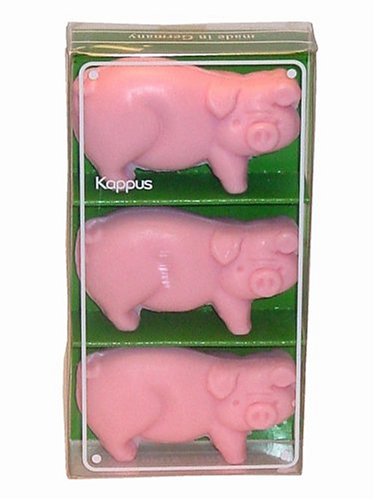 Amazon.com : Kappus Piggy Soap Gift Set (3 X 1 ounce) : Bath Soaps ...