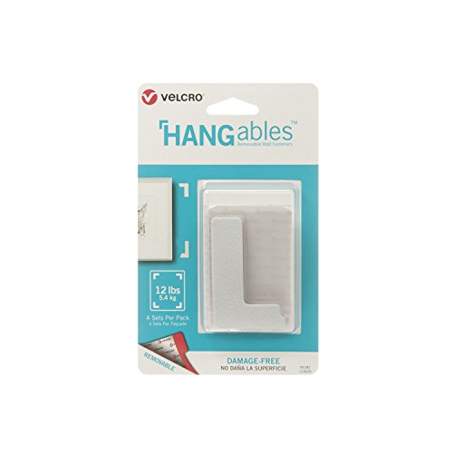 VELCRO Brand - Corner HANGables Removable Wall Fasteners - 4 ct ...