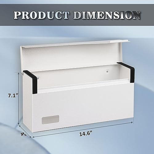 Snapklik.com : Xydled Mailbox Wall Mount Door Mailboxes For Outside ...